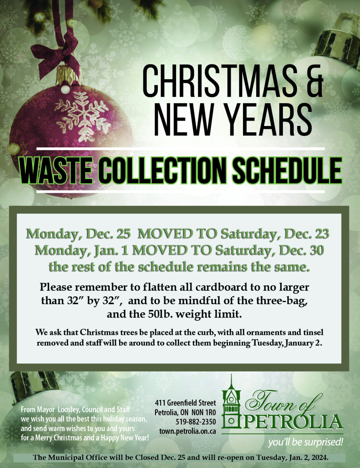 Waste Services – Petrolia